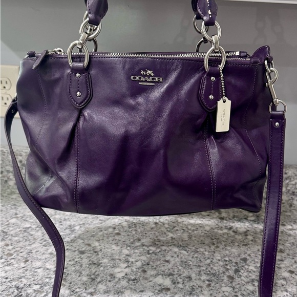 Coach | Bags | Coach Purple Shoulder Bag | Poshmark